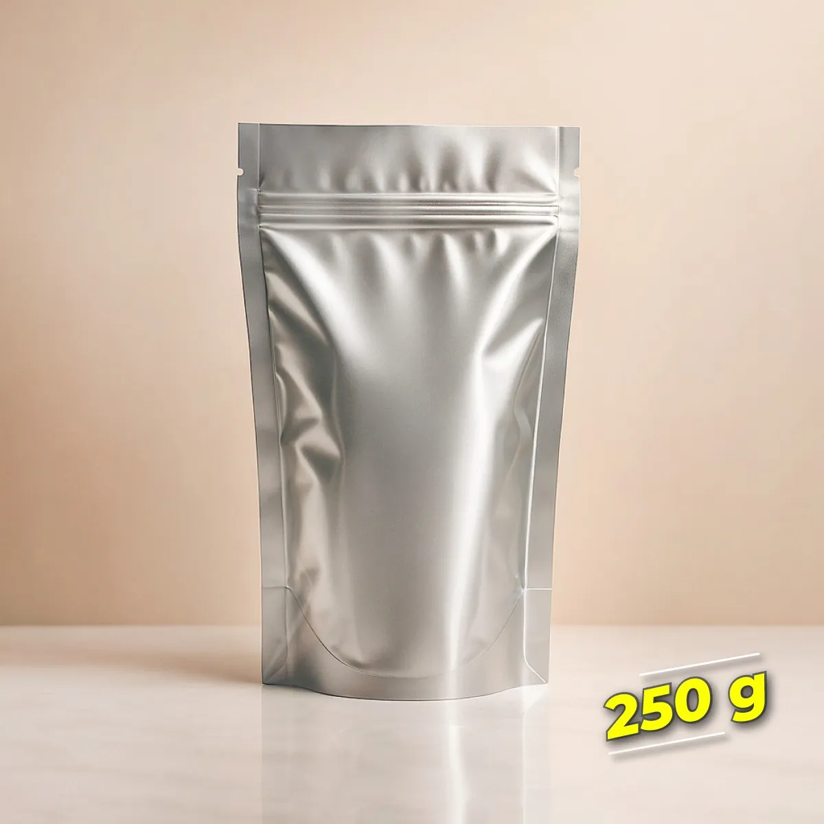 Doypack con Zipper de 250 gr Metalizado - Probolsas